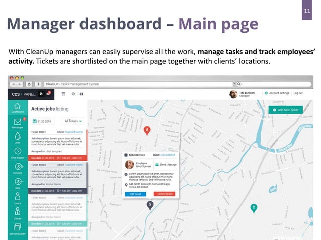Task Management System for Cleaning Companies | PPT