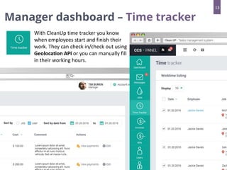 Task Management System for Cleaning Companies | PPT
