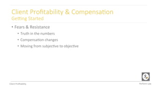 Calculating Client Profitability: Analysis to Action | PPT