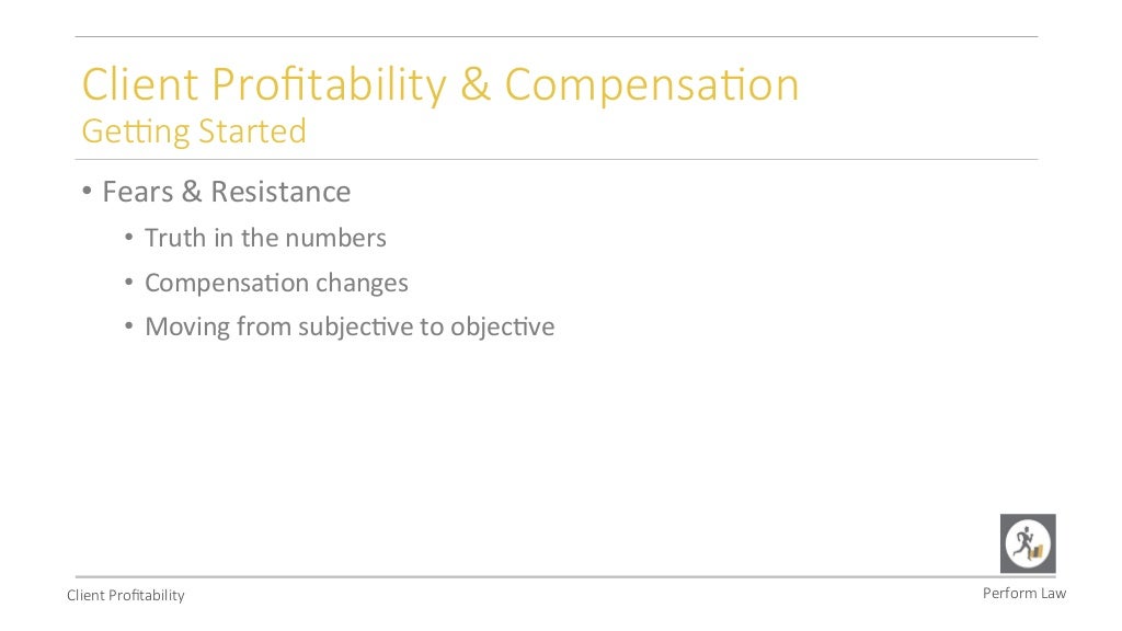 Calculating Client Profitability: Analysis to Action