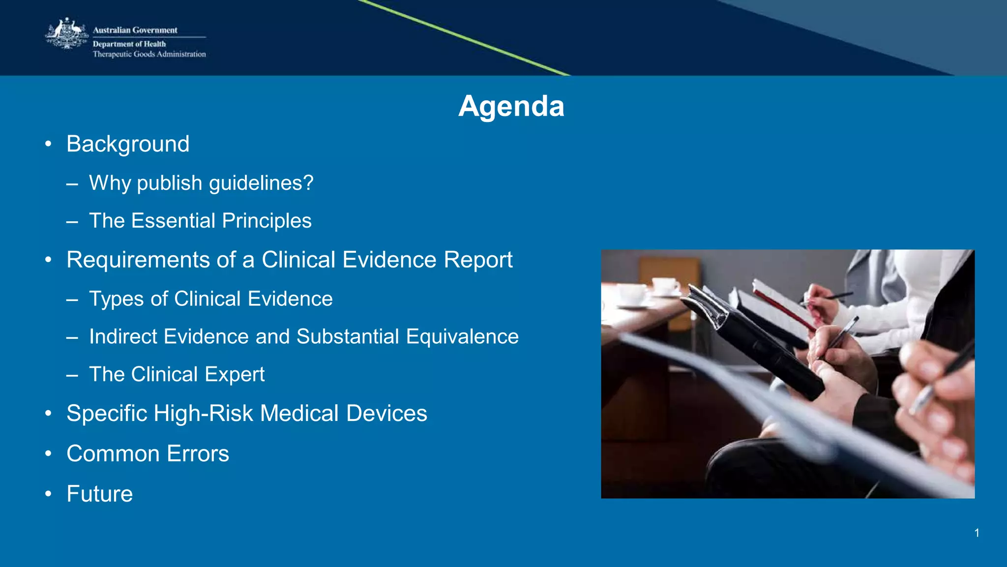 Presentation: Clinical Evidence Guidelines | PDF