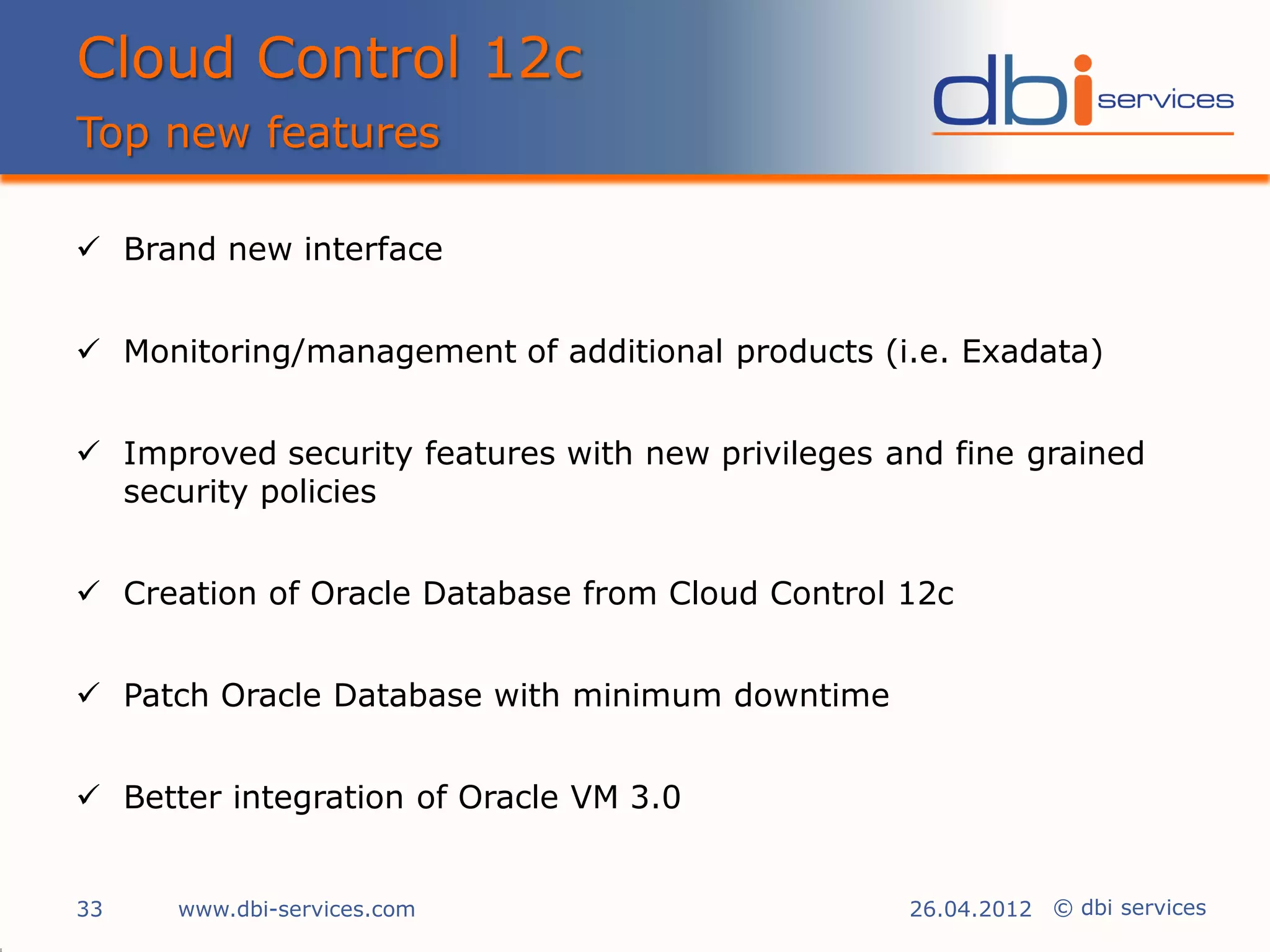 Presentation cloud control 12c | PPT