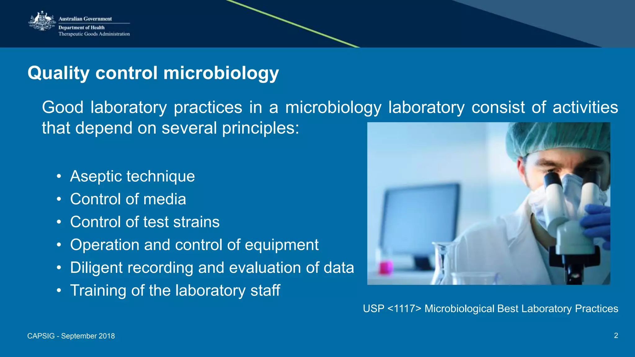 TGA presentation: Common inspection deficiencies | PPTX