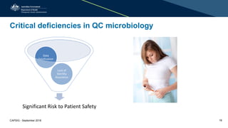 TGA presentation: Common inspection deficiencies | PPTX | Chemistry ...