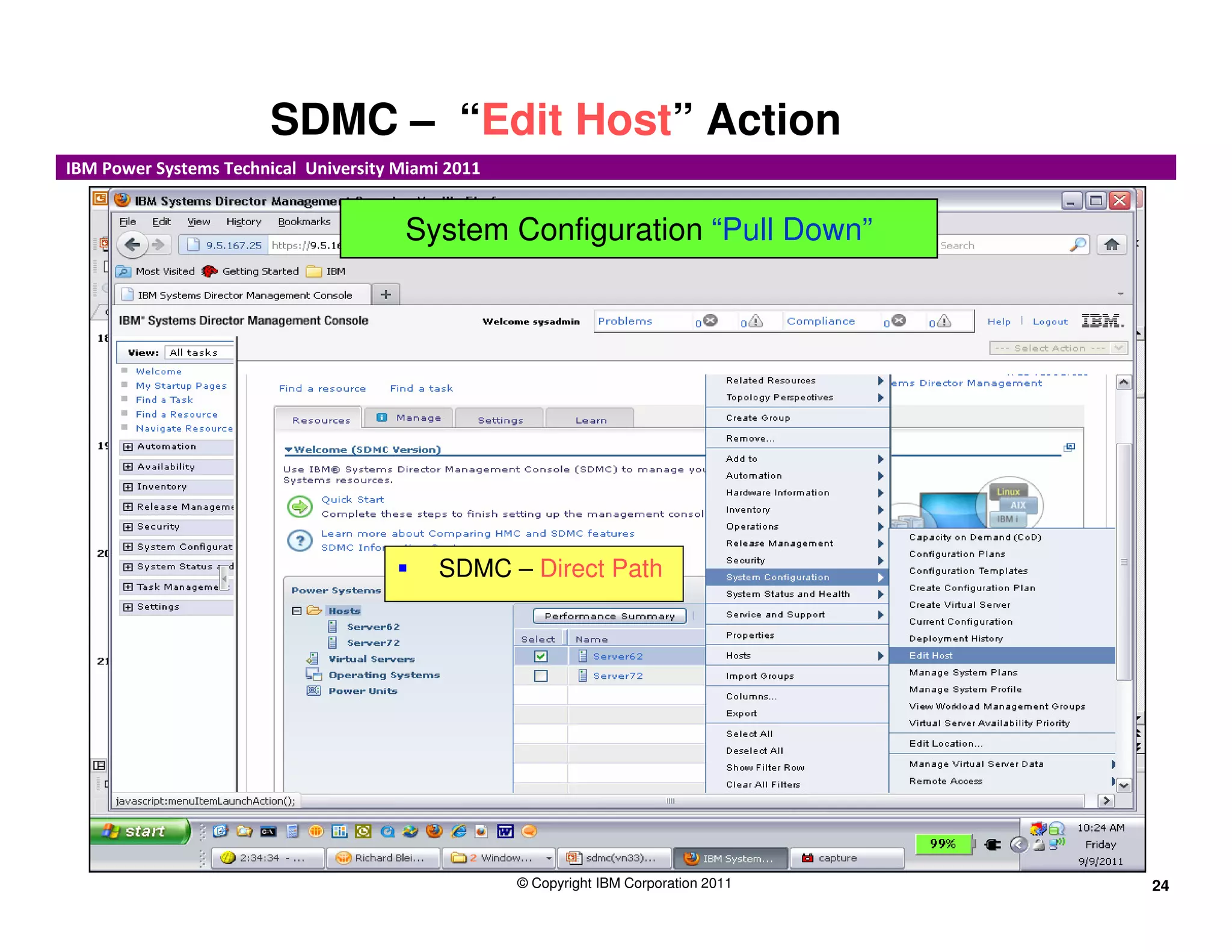 Presentation common task differences between sdmc and hmc | PPT