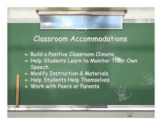 Presentation on communication disorders | PDF