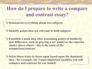 Presentation - Compare & Contrast Essay.ppt