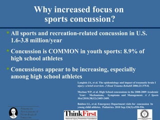 Presentation concussion and sports -official aans-cns-think first ...