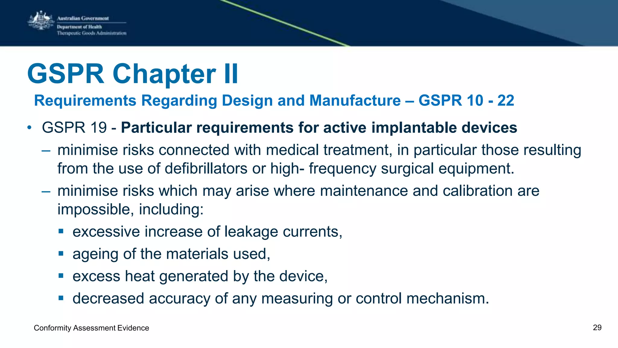 Presentation: Conformity assessment evidence | PPTX