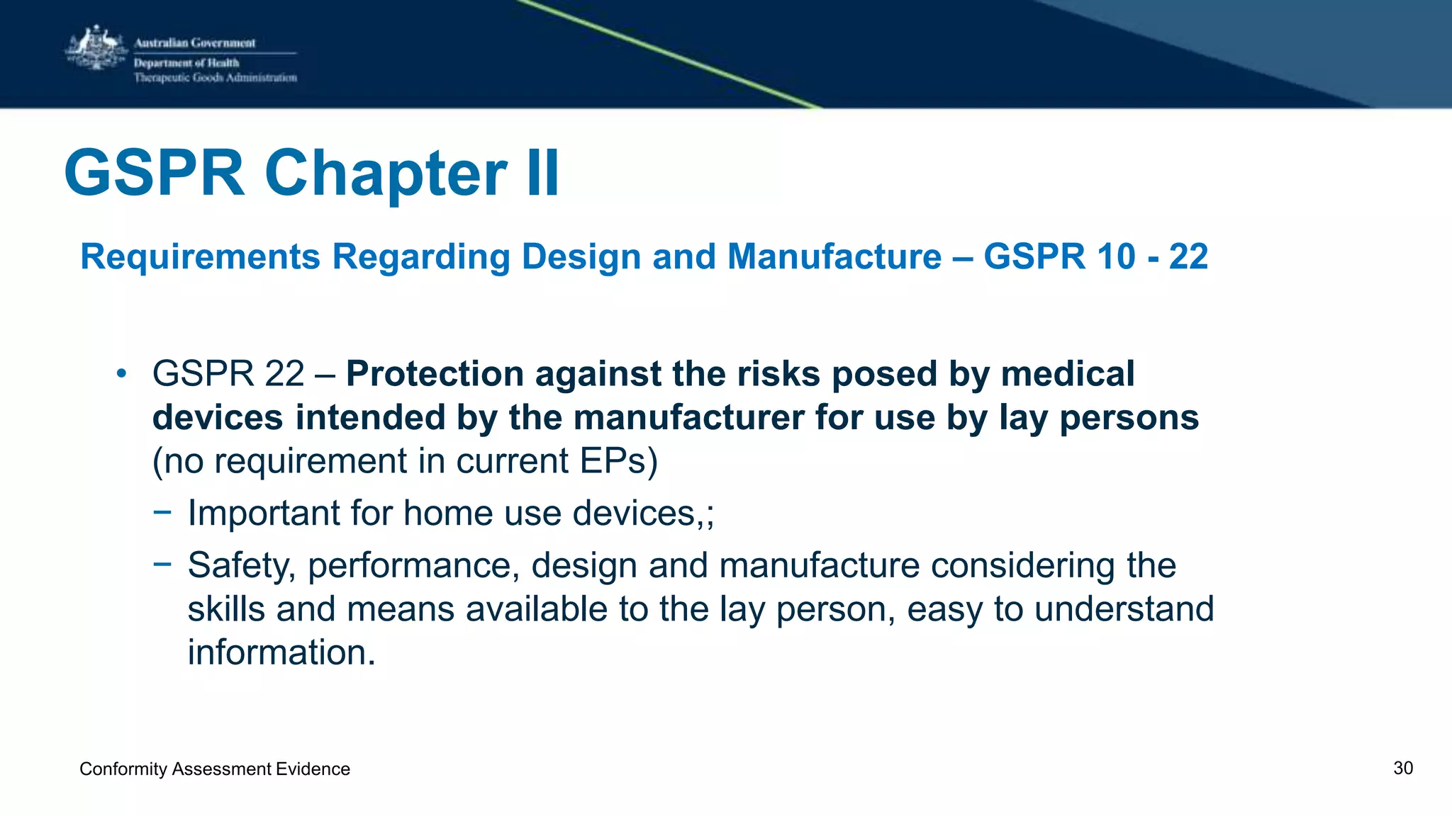 Presentation: Conformity assessment evidence | PPTX
