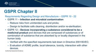 Presentation: Conformity assessment evidence | PPTX