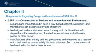 Presentation: Conformity assessment evidence | PPTX