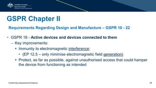 Presentation: Conformity assessment evidence | PPTX