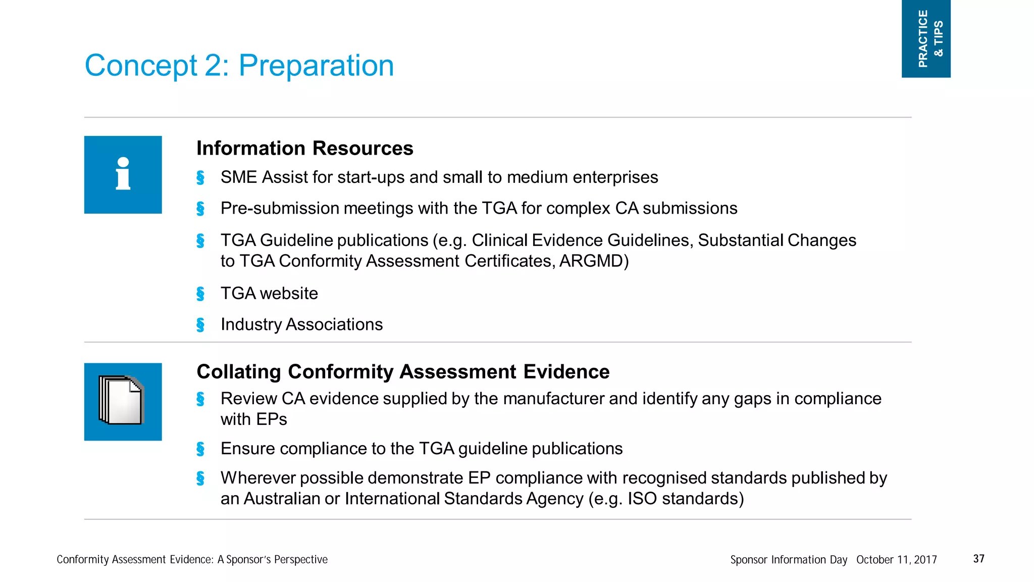 Presentation: Conformity Assessment Evidence | PDF