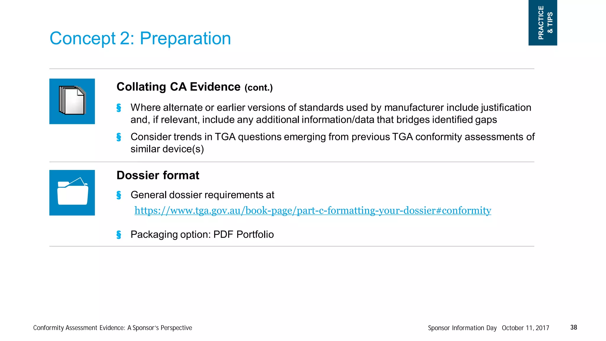Presentation: Conformity Assessment Evidence | PDF
