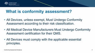 Presentation: Conformity Assessment Evidence | PDF