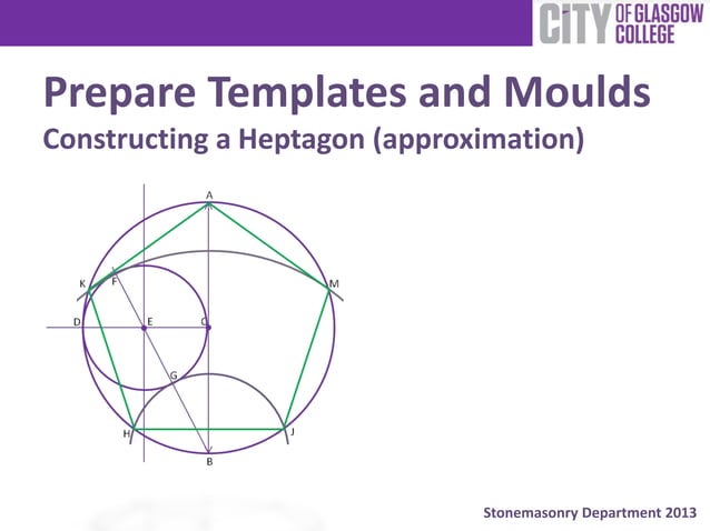 Presentation constructing a heptagon | PPTX