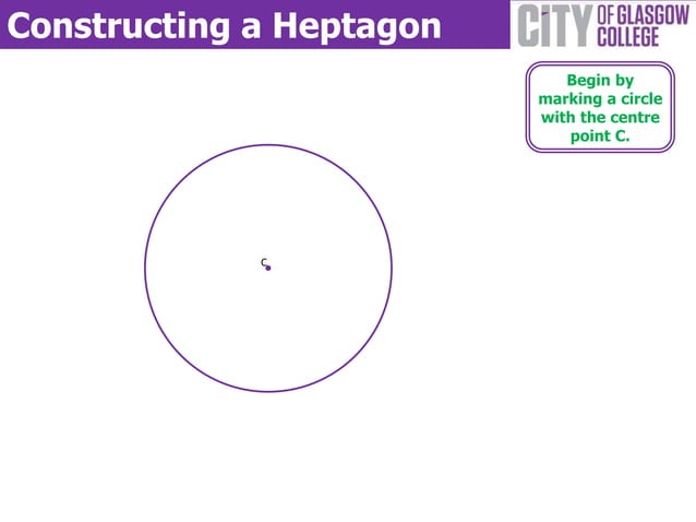 Presentation constructing a heptagon | PPTX