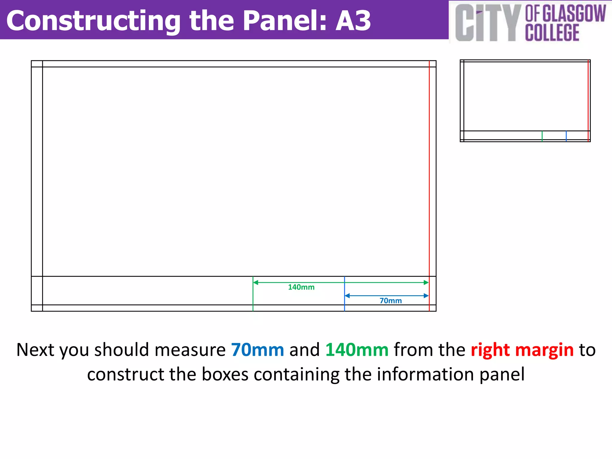 Presentation constructing an information panel | PPTX