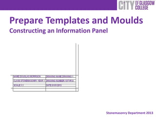 Presentation constructing an information panel | PPTX