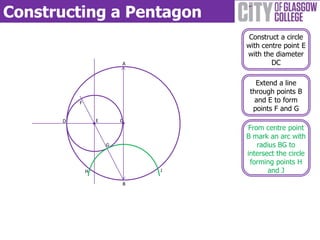 Presentation constructing a pentagon | PPTX