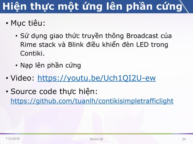 Presentation Contiki OS - Vietnamese | PPT