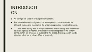 AIR SUSPENSION SYSTEM | PPTX