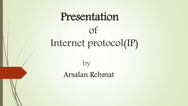 Easy and simple concept of IP Address | PPT