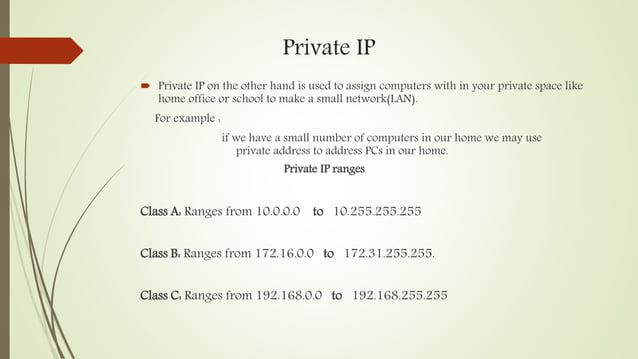 Easy and simple concept of IP Address | PPT