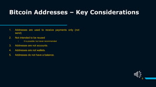 Bitcoin Technology Fundamentals - Tutorial 1 – Bitcoin Addresses | PPT