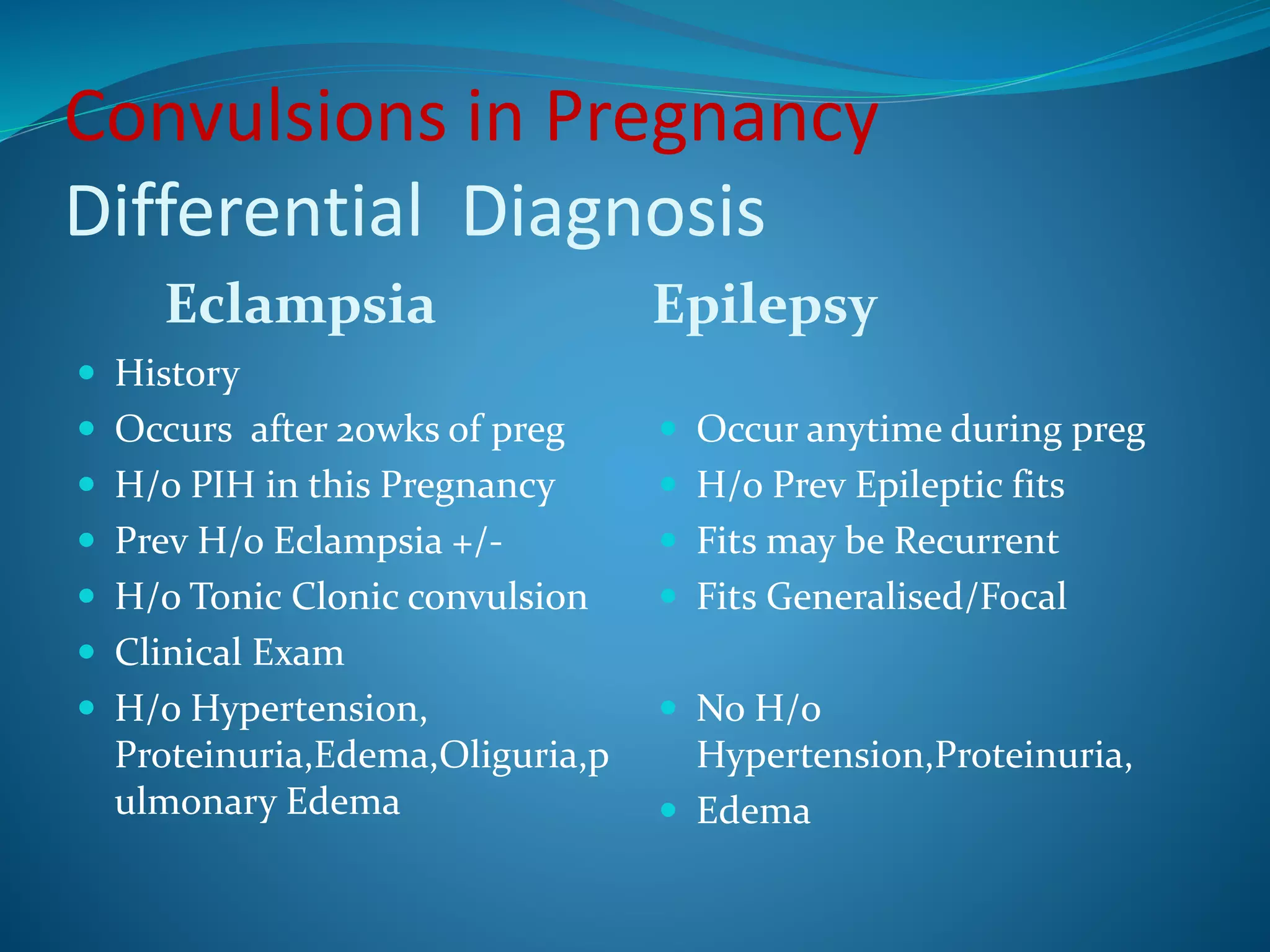 PREGNANCY WITH CONVULSIONS | PPTX