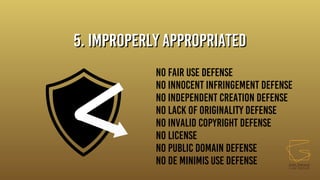 COPYRIGHT INFRINGEMENT ROADMAP - PRESENTATION | PPT