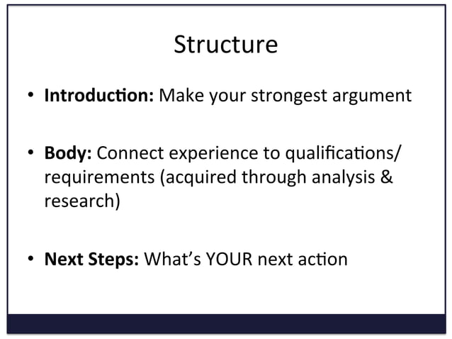 Cover Letter Writing- Undergraduate Students | PDF | Resume Writing and ...