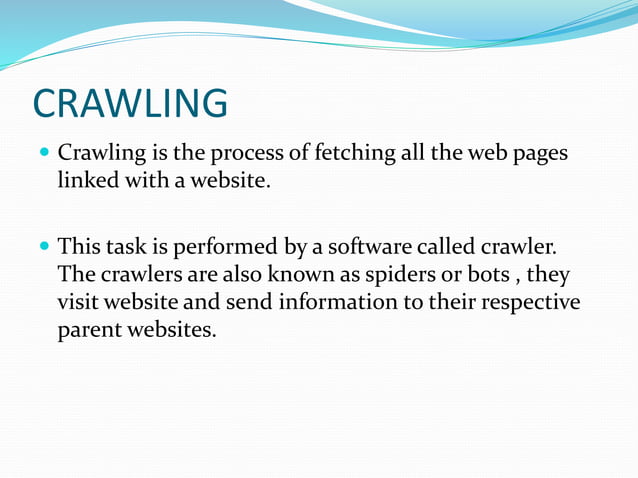 Crawling and Indexing | PPTX | Search | Internet