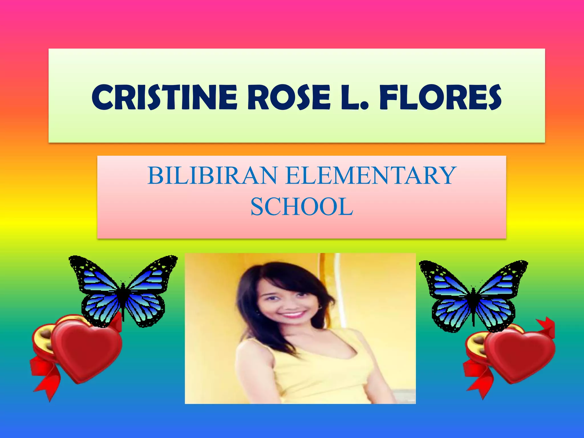 Presentation cristine rose flores | PPTX