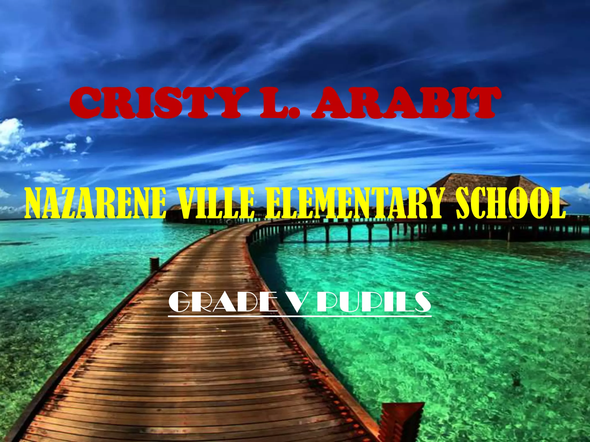 Presentation cristy l. arabit | PPTX