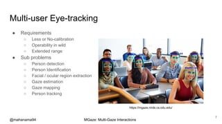 MGaze: Multi-Gaze Interactions | PPT