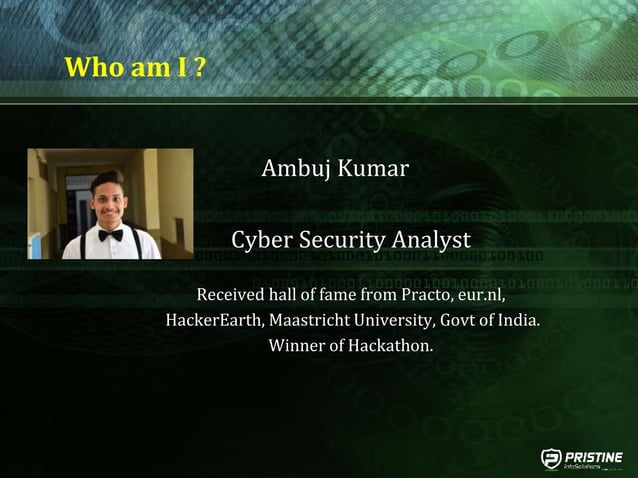 Presentation cyber forensics & ethical hacking | PPTX