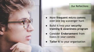 (Open Sourced) Cyber Scavenger Hunt - Gamified Security Awareness, even ...
