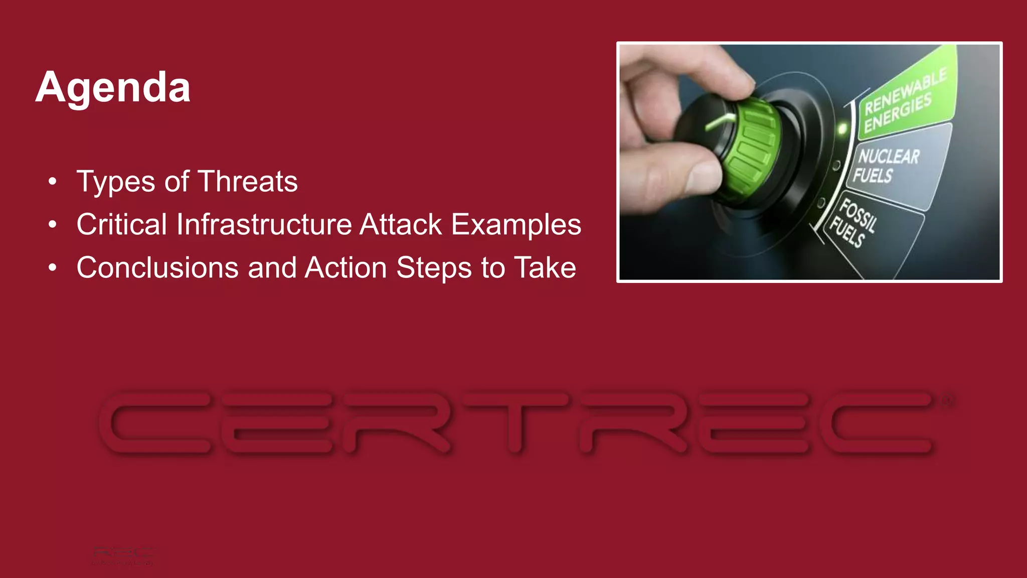 Cybersecurity Critical Infrastructure Threats and Examples 2022 ...