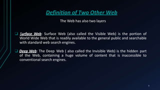 darkweb | PPTX