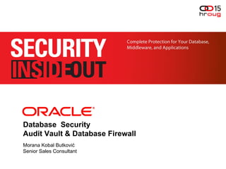 Presentation database security audit vault & database firewall | PDF