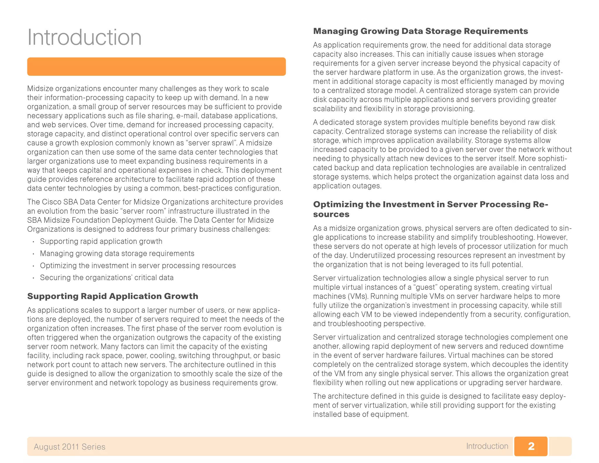 Presentation data center deployment guide | PDF | Computing | Technology & Computing