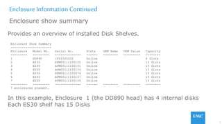 EMC Dteata domain advanced command troubleshoot | PPTX