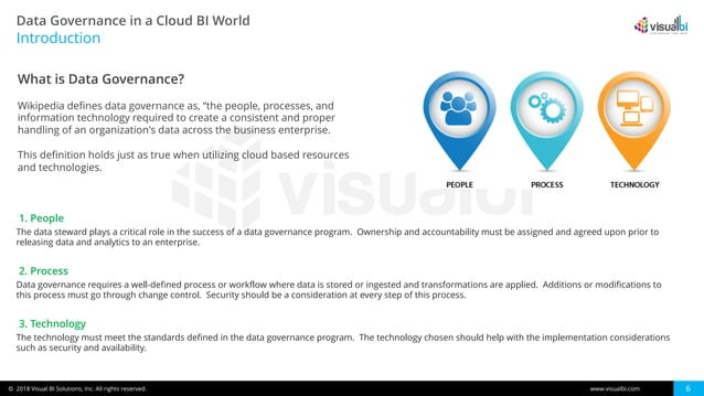 Data governance in a Cloud BI world | PPT