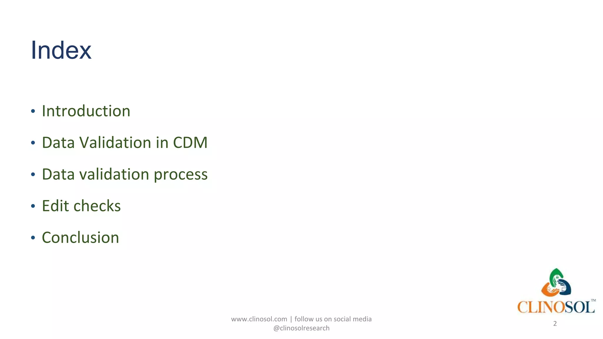Data Validation in CDM | PPTX