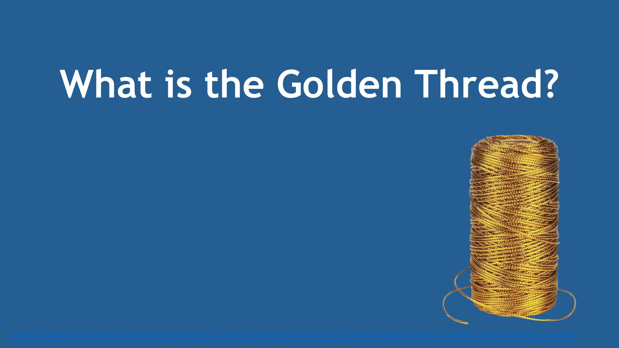 Decoding data standardisation and the golden thread | PPTX