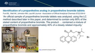 A detailed look at impurities in medicines | PPT