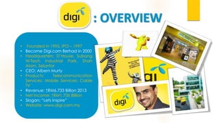 Digi.com Berhad Financial Analysis | PPTX