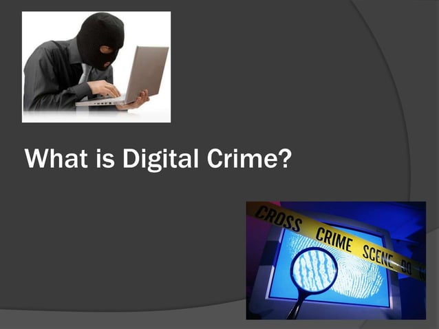 Digital Crime And Forensics Presentation Pdf Databases Computer Software And Applications